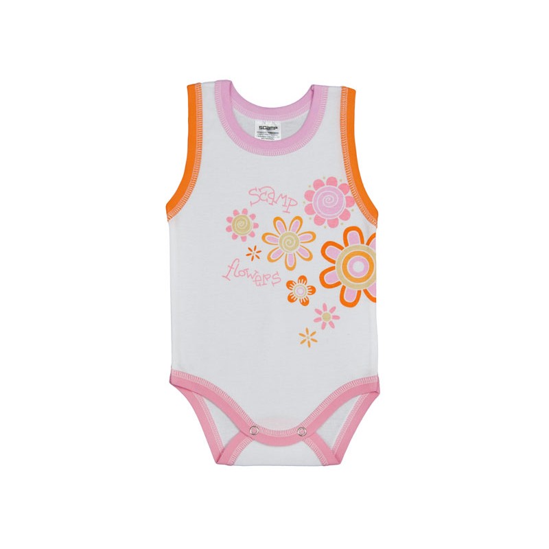 Body bebe maieu, Flowers / Basic, Fete, UKB115 - Scamp.ro